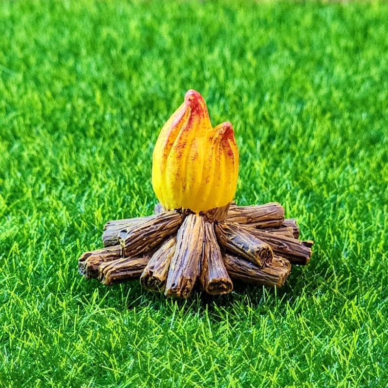 Miniature Campfire,mini Firepit,dollhouse Miniature,fairy Garden ...