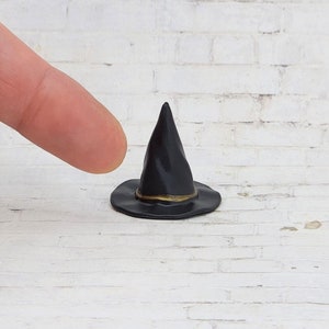 Tiny Witch Hats,halloween Miniatures,haunted Dollhouse,halloween Craft ...