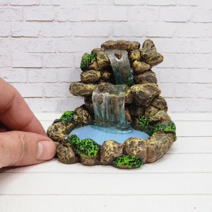 Miniature Waterfall,miniature Fountain,pond,fairy Garden Accessory ...