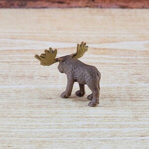 Micro Moose, Tiny Moose Figurine,diorama,terrarium Supplies,craft ...