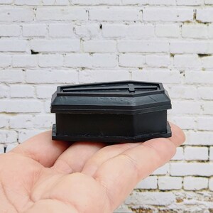 Miniature Coffin,tiny Casket,halloween Miniatures,dollhouse Halloween ...
