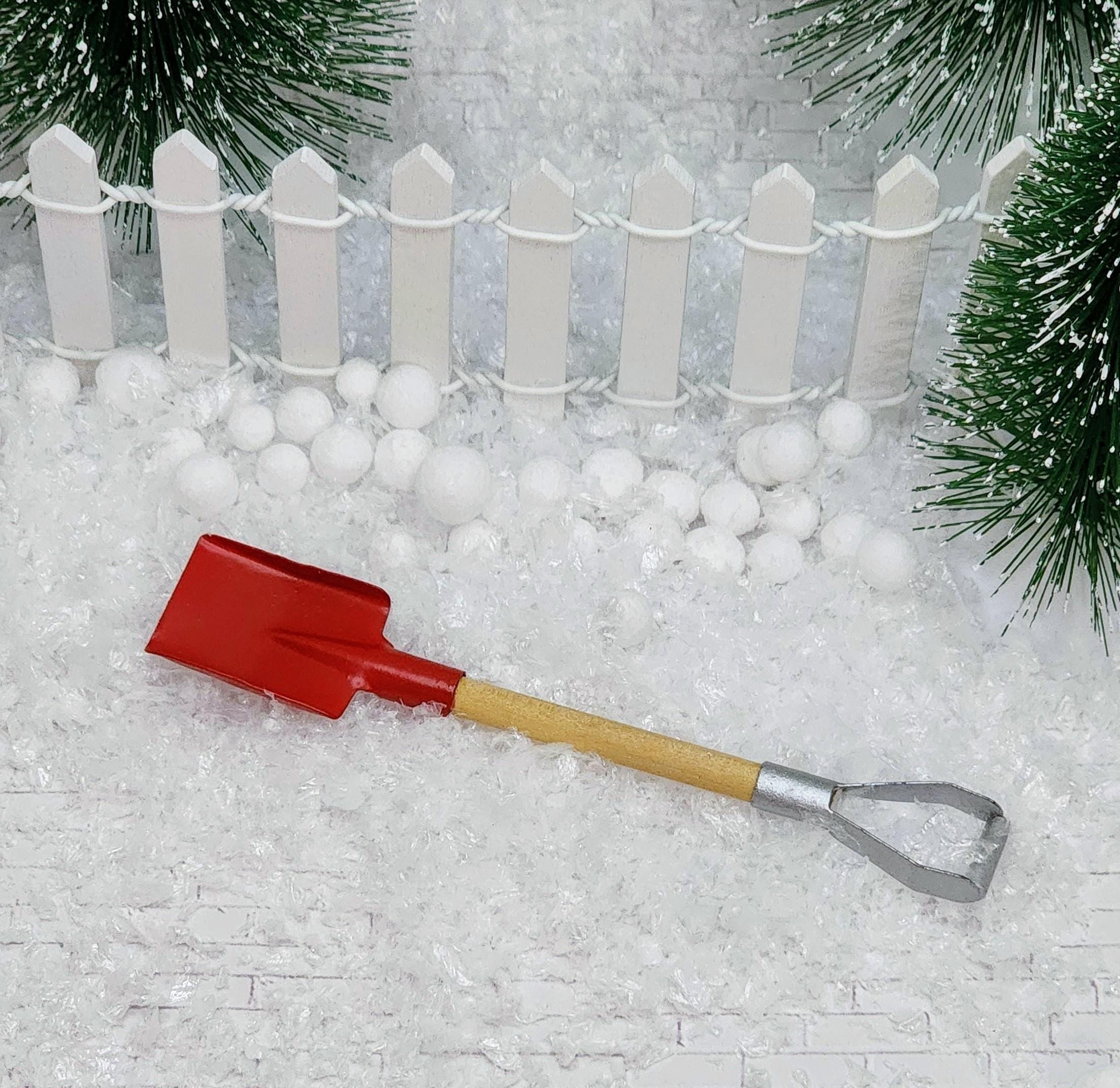 Christmas Miniatures,miniature Snow Shovel,tiny Snowballs,mini Snowball ...