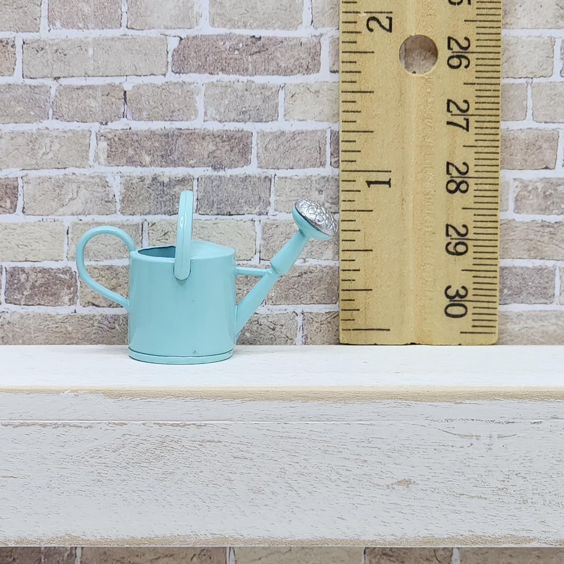 Miniature Watering Can,1:12 Scale,metal,dollhouse Miniature,garden ...