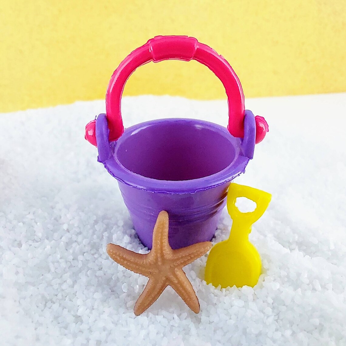 Miniature Beach Bucket Spade ShovelMini Beach AccessoryFairy | Etsy
