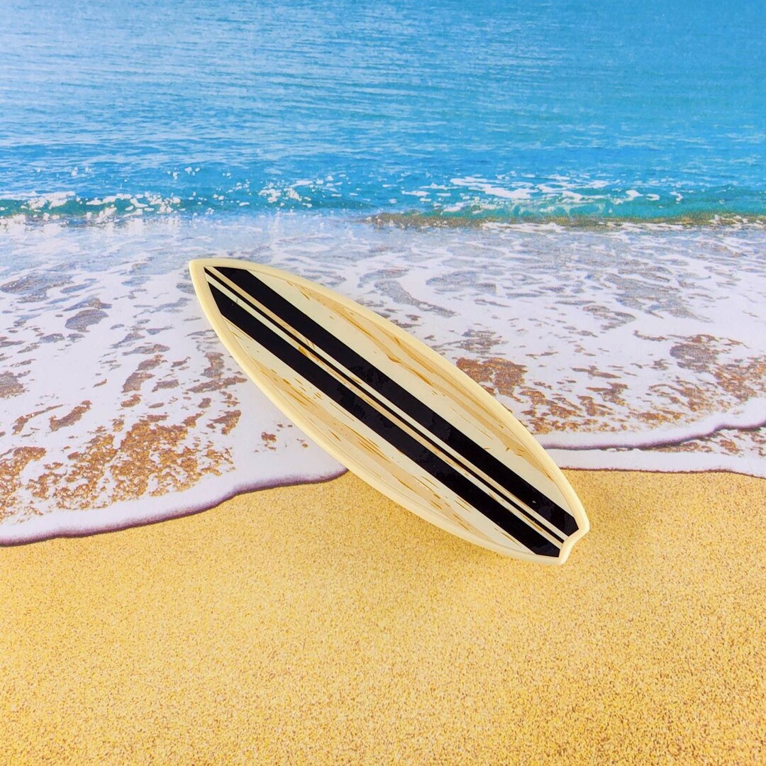 Miniature Surfboard,beach Miniatures,dollhouse Miniatures,beach Cake ...