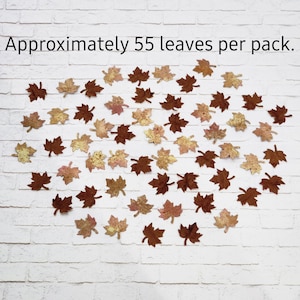 Miniature Maple Leaves,brown,dollhouse Miniature Leaves,1:12 Scale ...