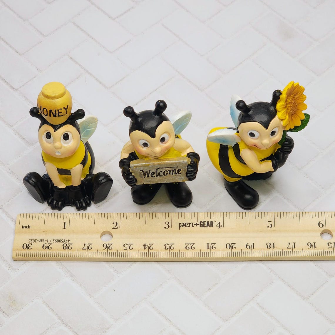 Mini Bee Figurine,bumblebee,fairy Garden Accessory,miniature Garden ...