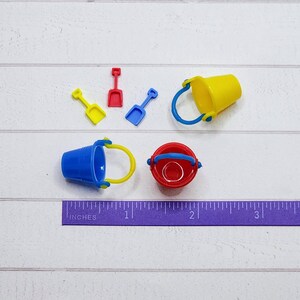 Beach Miniatures,1:12 Scale,dollhouse Miniatures,mini Beach Pail,bucket ...