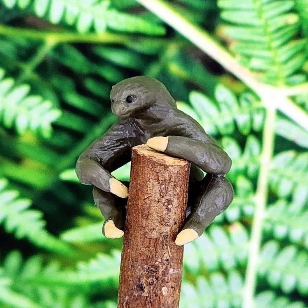 Micro Slothminiature Sloth Figurineterrarium Suppliesfairy - Etsy