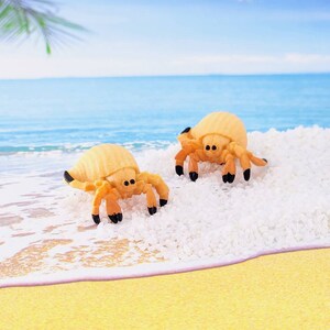 Tiny Crab,mini Hermit Crab,terrarium Supplies,beach Garden,diorama ...
