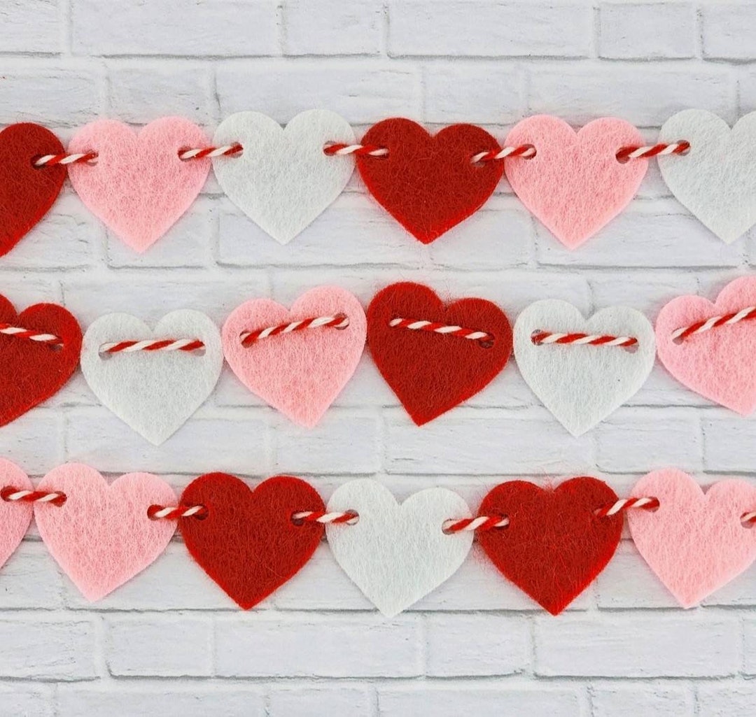 Miniature Heart Garland,fairy Garden Accessories,mini Valentine's Day ...