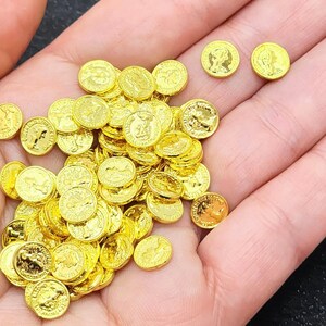 Tiny Gold Coins,st.patricks Day Miniatures,miniature Coins,pirate Coins ...