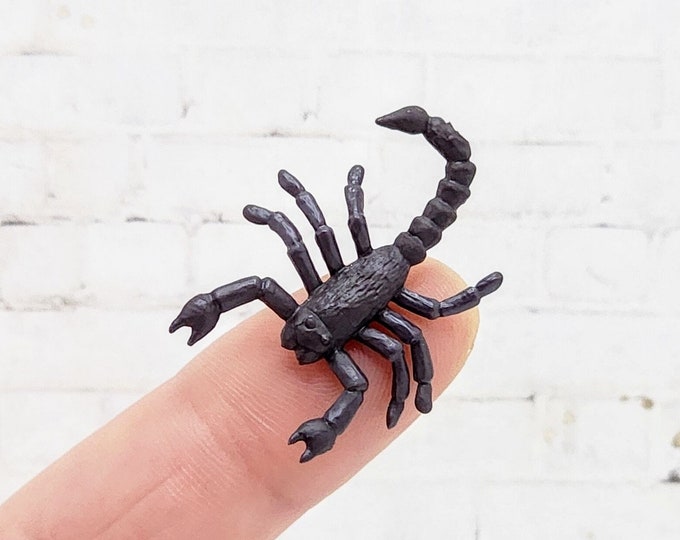 Miniature Scorpion,tiny Scorpion Figurine,micro Animals,dollhouse ...