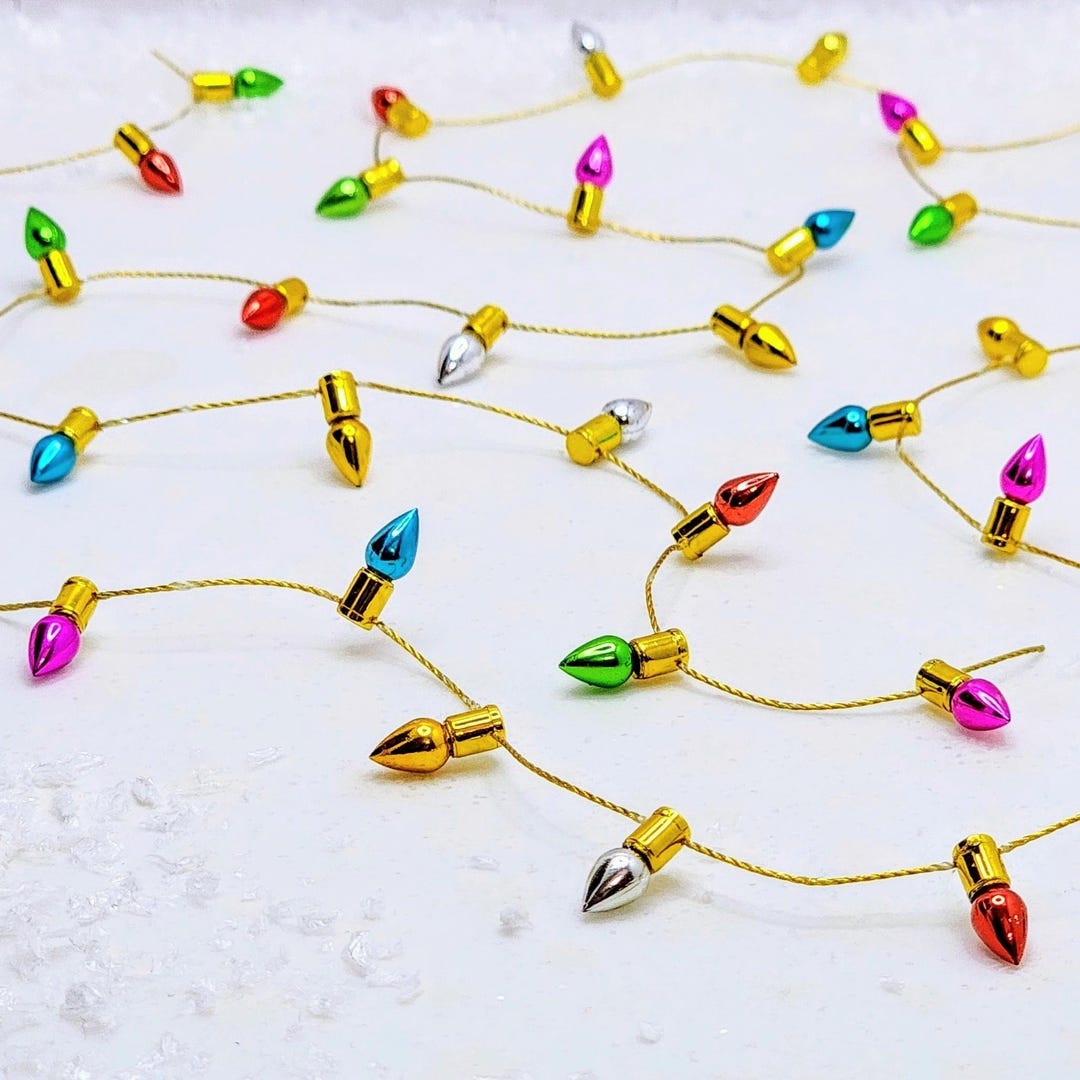 Miniature Christmas Lights,christmas Miniatures,fairy Garden ...