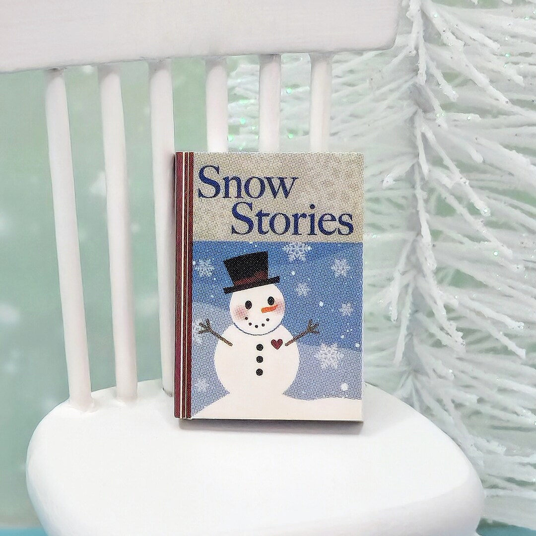 Miniature Christmas Bookchristmas Miniaturesdollhouse - Etsy