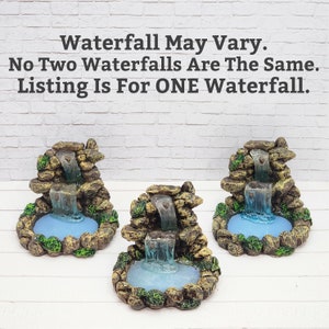 Miniature Waterfall,miniature Fountain,pond,fairy Garden Accessory ...