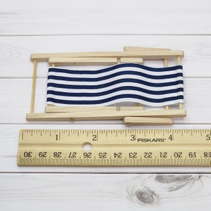 Beach Miniatures,miniature Deck Chair,mini Beach Accessories,dollhouse ...