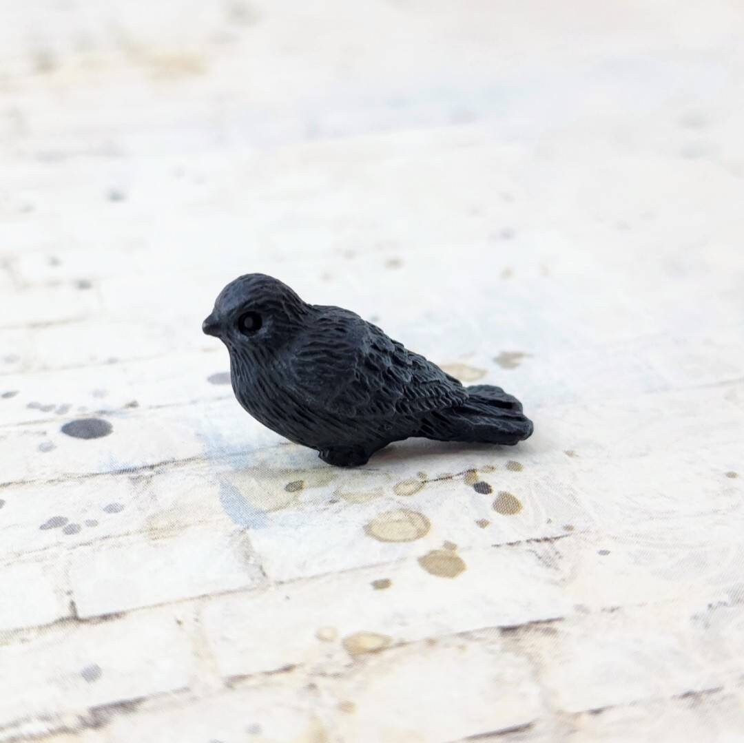 Miniature Ravencrowblack Bird Halloween - Etsy