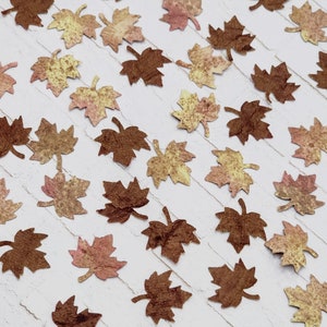 Miniature Maple Leaves,brown,dollhouse Miniature Leaves,1:12 Scale ...