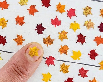 Tiny Fall/autumn Leaves - Etsy