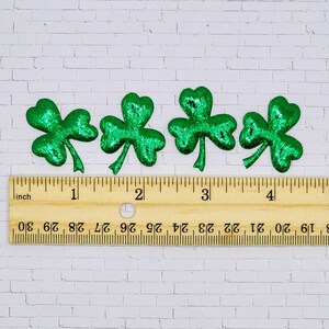 Miniature Shamrocks,clovers,fabric,shamrock Embellishments,st Patrick's ...