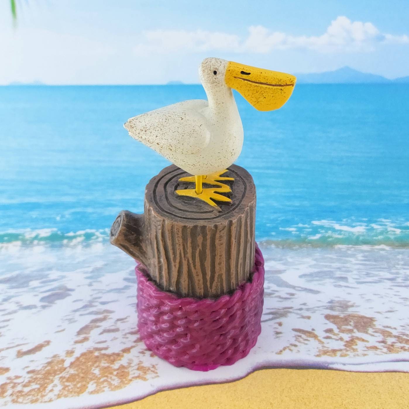 Miniature Pelican on Pierfairy Garden Accessoriesbeach - Etsy
