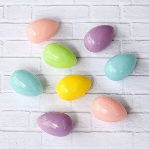 Miniature Easter Eggs,mini Plastic Eggs,easter Miniatures,fairy Garden ...