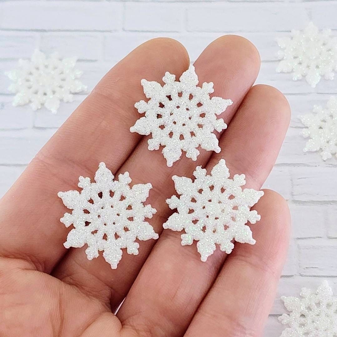 Miniature Snowflakes,glittered Snowflakes,christmas Miniatures ...