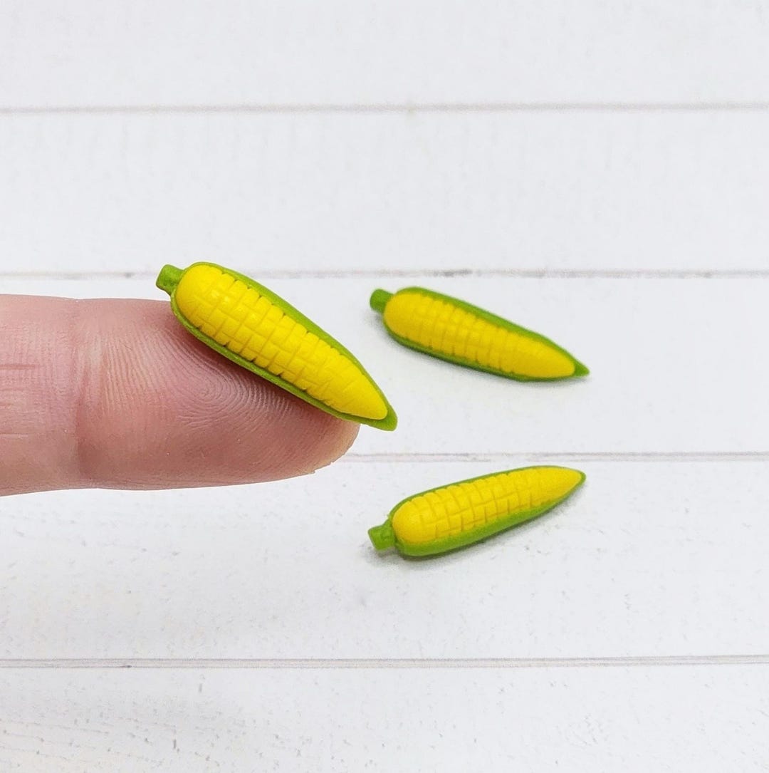 Miniature Corn on the Cob,1:12 Scale,dollhouse Miniatures,fairy Garden ...