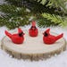 Miniature Cardinals,christmas Miniatures,christmas Craft Supply,fairy ...
