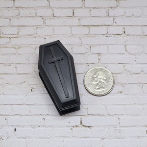 Miniature Coffin,tiny Casket,halloween Miniatures,dollhouse Halloween ...