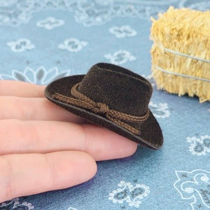 Miniature Cowboy Hat,mini Western Hat,dollhouse Cowboy,cowgirl Hat ...