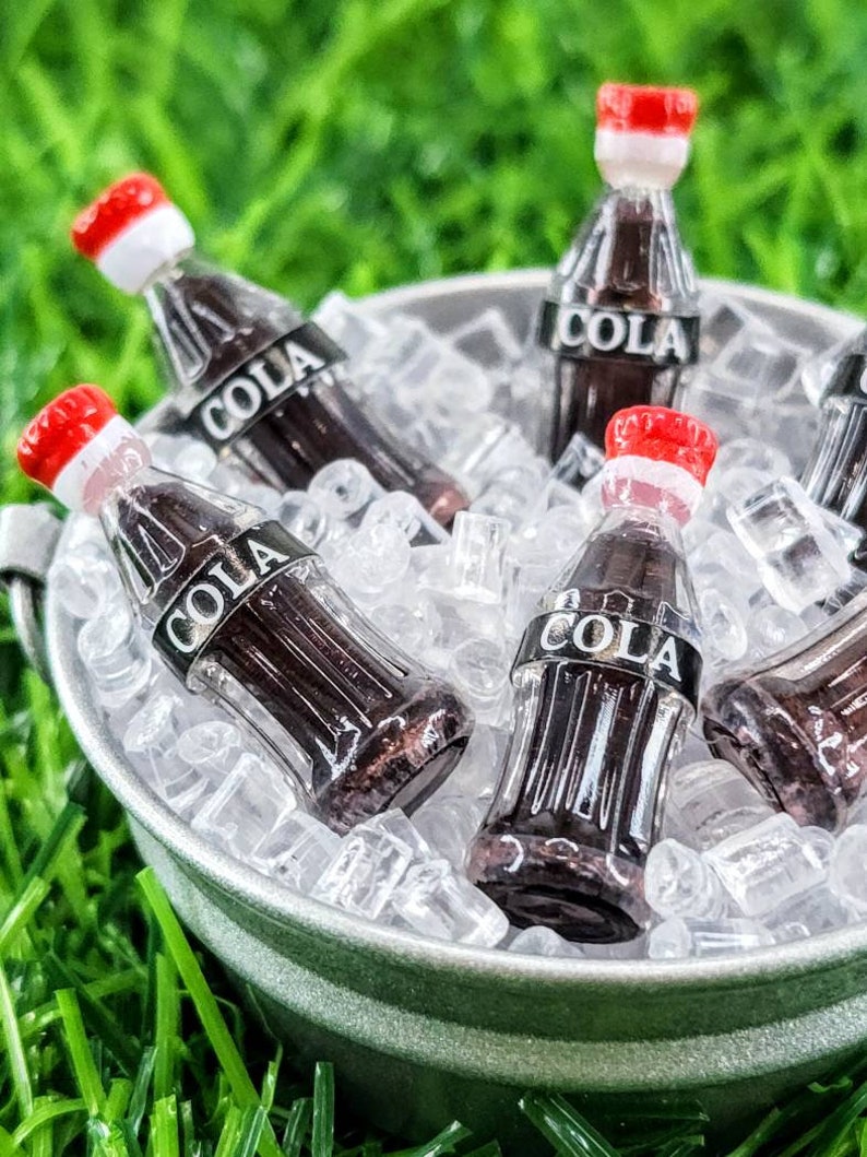 Miniature Tub of Loose Ice With Soda Bottlesdollhouse - Etsy