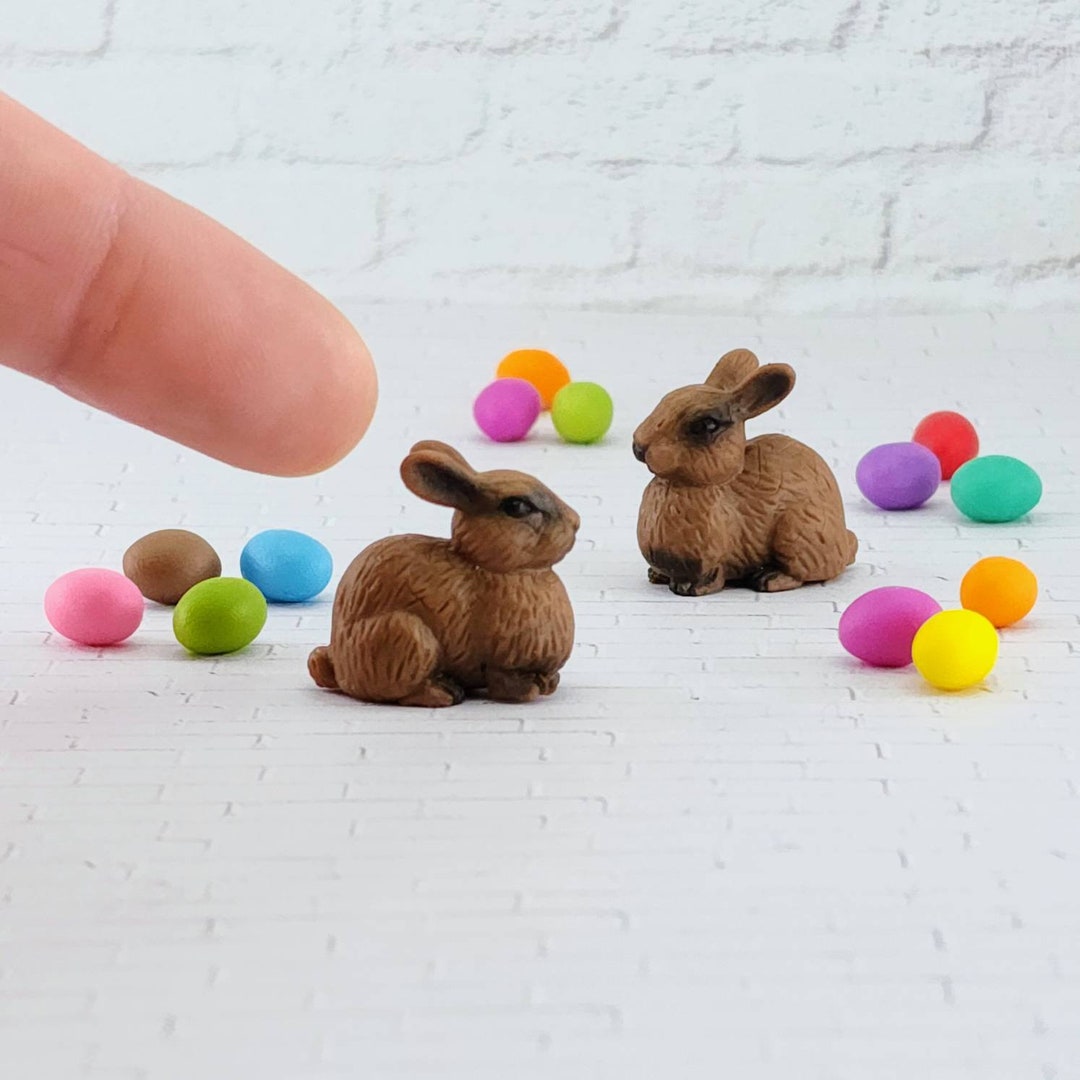 Miniature Easter Bunny,miniature Easter Eggs,easter Miniatures ...
