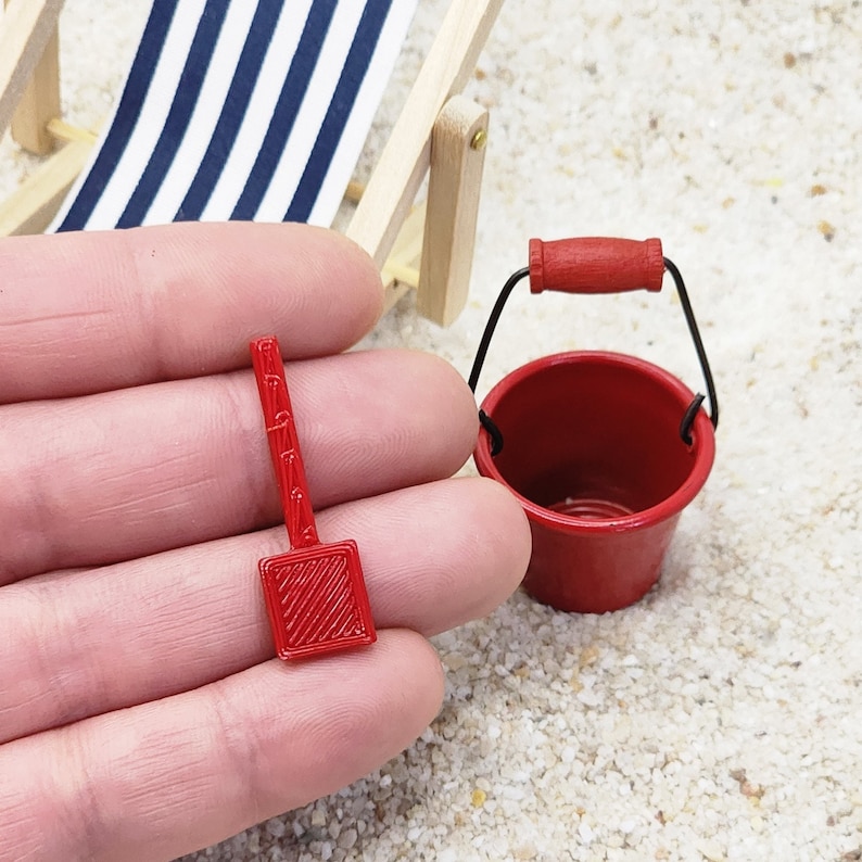 Beach Miniatures,miniature Deck Chair,mini Beach Accessories,dollhouse ...