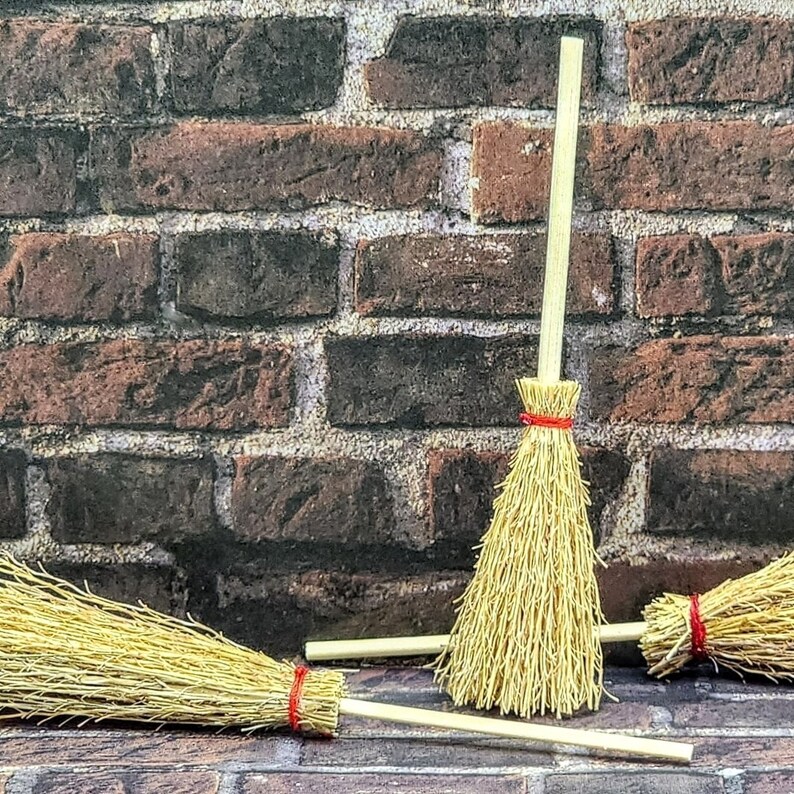 Miniature Broom, Miniature Witch Broom,fall Halloween Miniatures ...