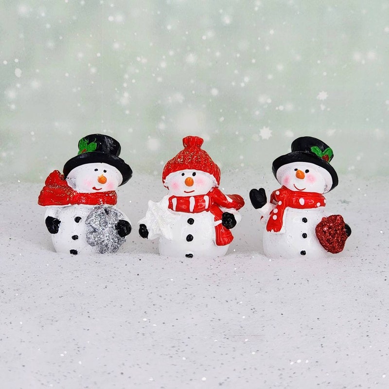Miniature Snowman - Etsy