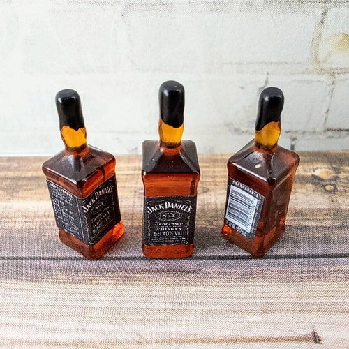 Miniature Whiskey Set Dollhouse Wine Bottles 1 12th Scale - Etsy