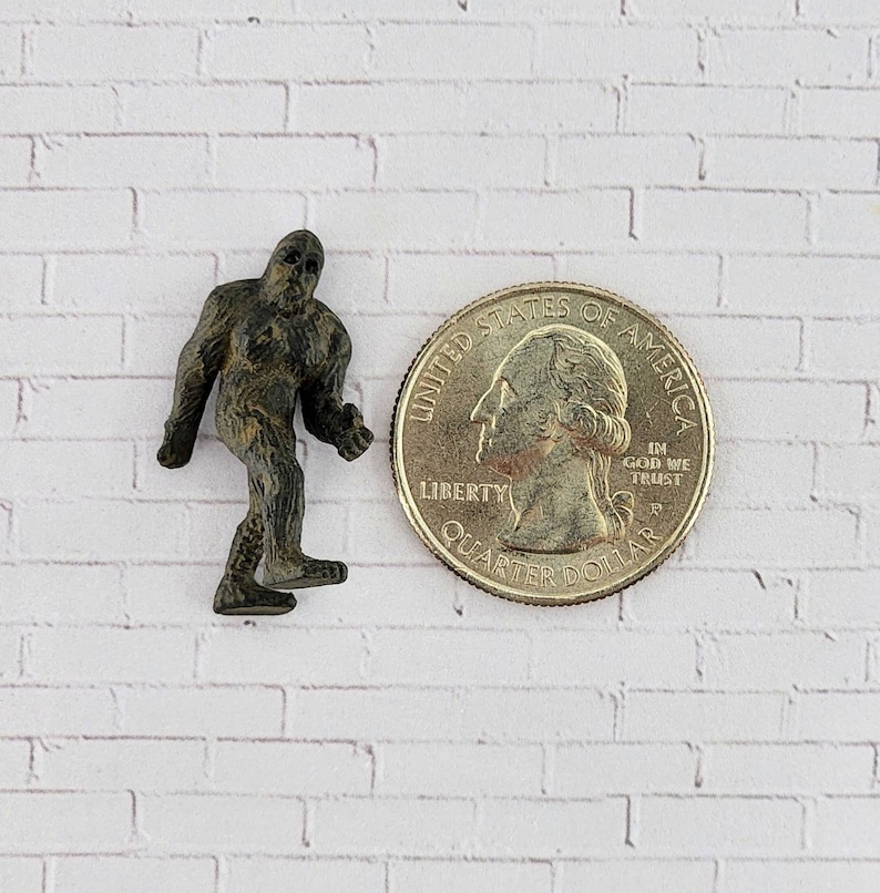 Micro Miniature Bigfoot,tiny Sasquatch, Terrarium Supplies,diorama,mini ...