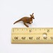 Tiny Kangaroo,miniature Kangaroo Figurine,with Joey,micro Animals ...