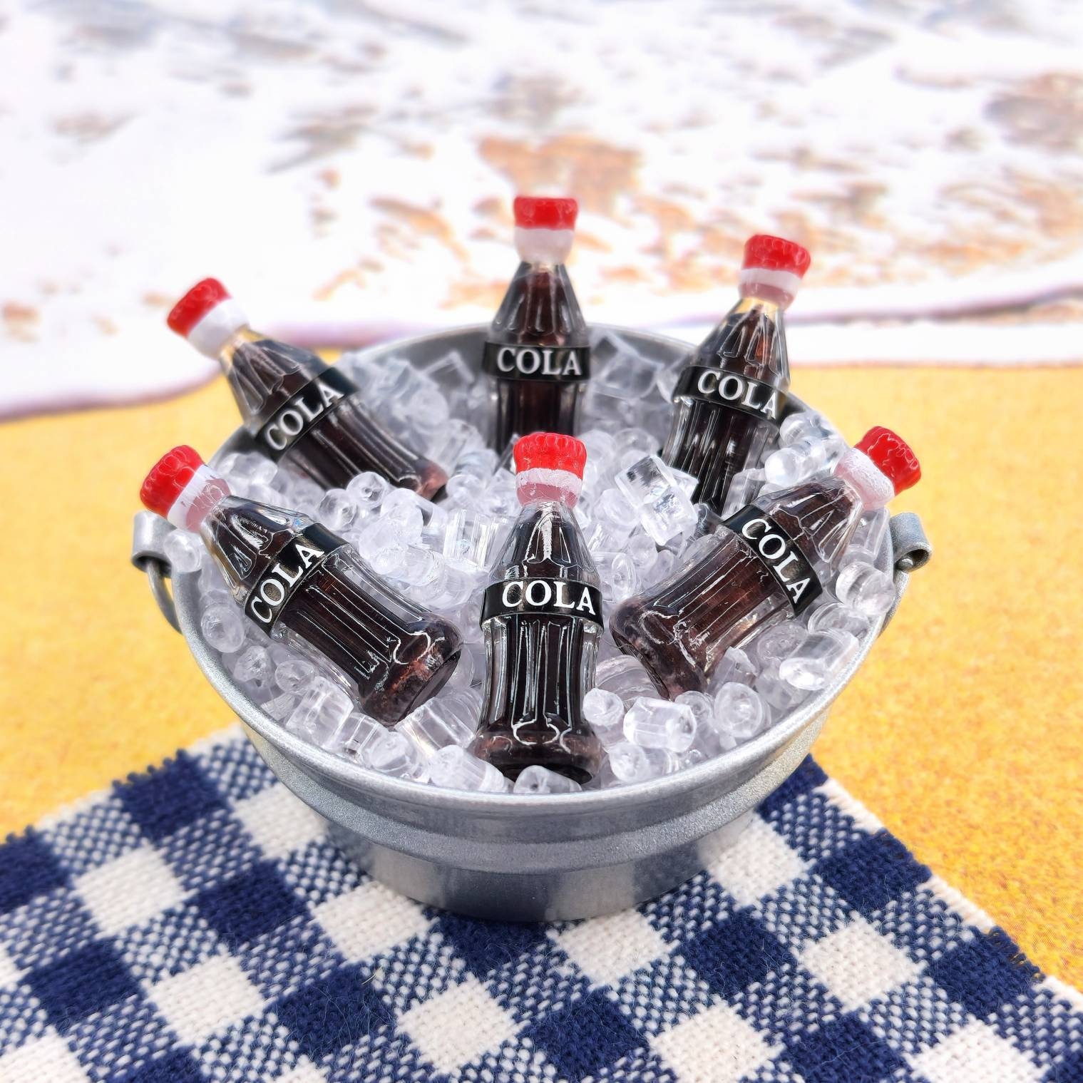 Miniature Tub of Loose Ice With Soda Bottlesdollhouse - Etsy