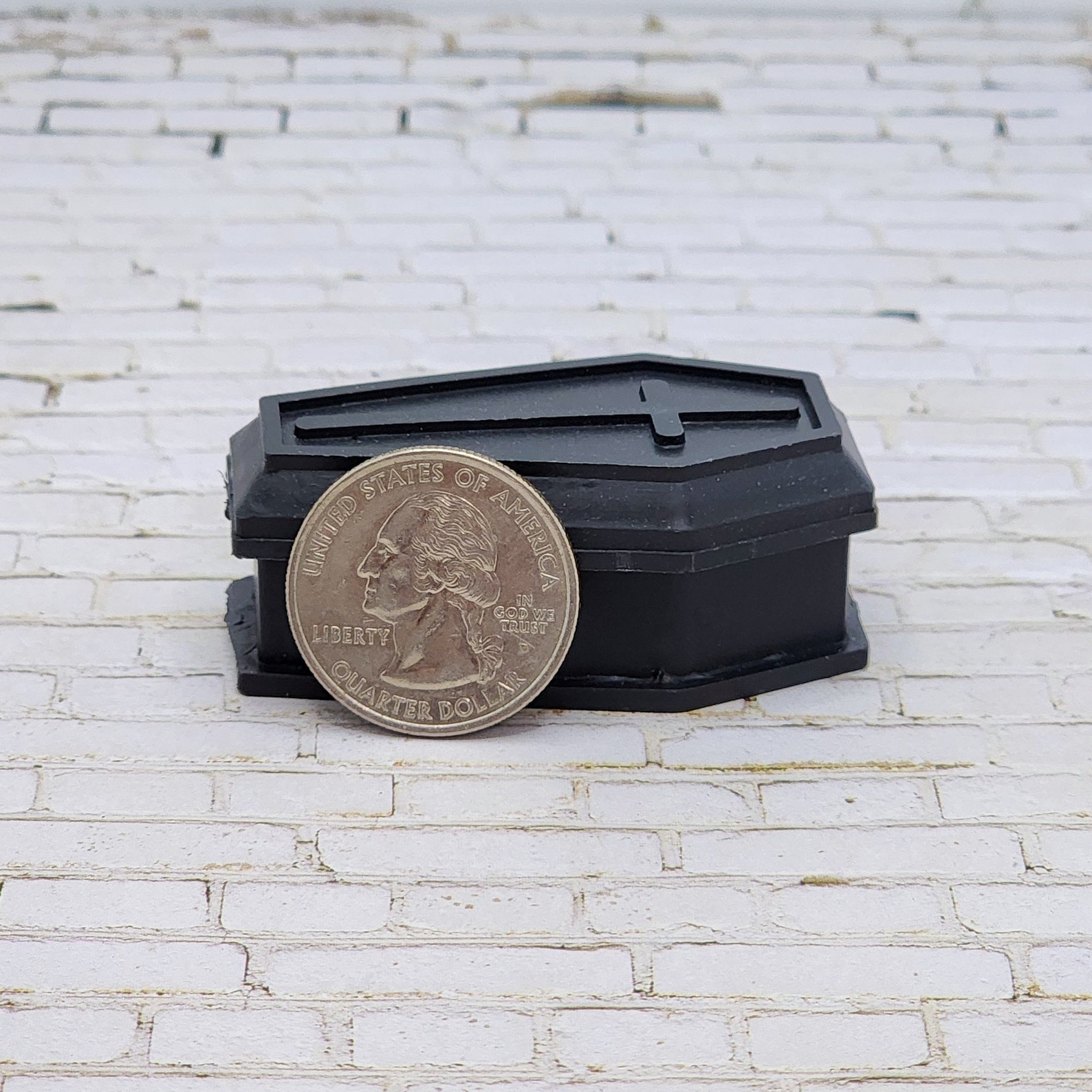 Miniature Coffin,tiny Casket,halloween Miniatures,dollhouse Halloween ...