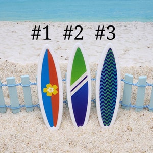 Miniature Surfboard,beach Ball,miniature Palm Tree,beach Miniatures ...