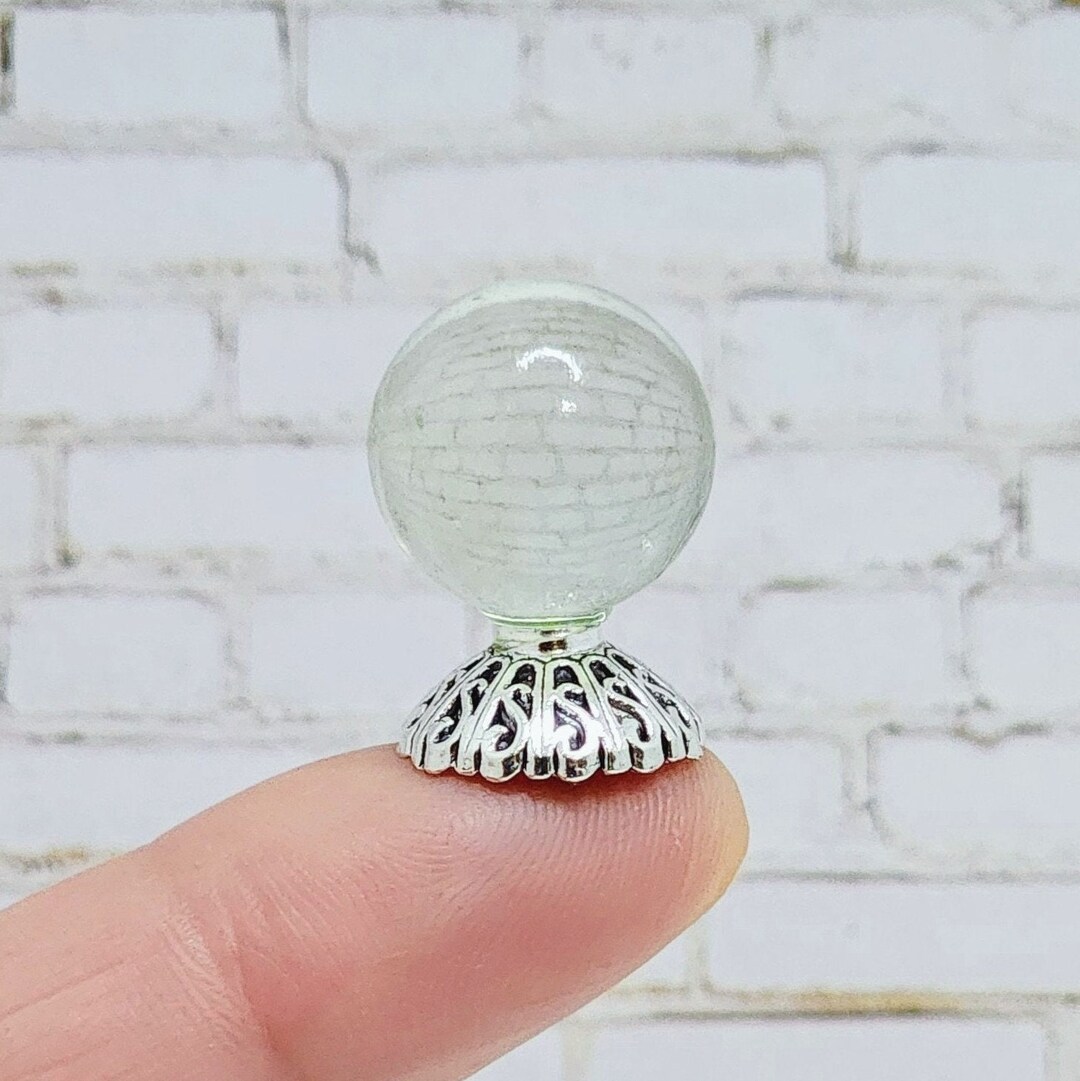 Miniature Crystal Ball,1:12 Scale,halloween Miniatures,miniature Gazing ...
