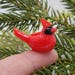 Miniature Cardinals,christmas Miniatures,christmas Craft Supply,fairy ...