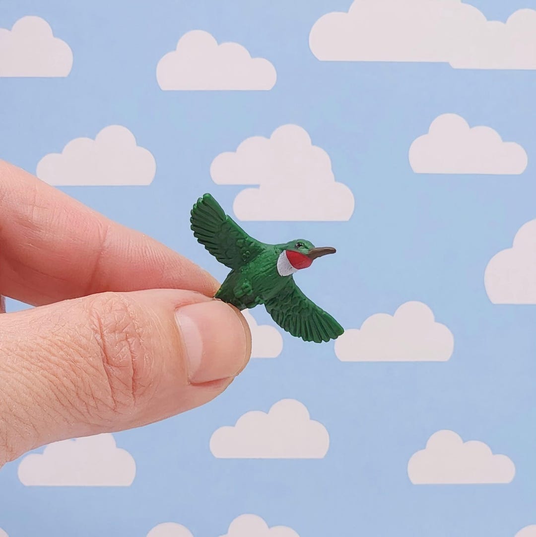 Miniature Hummingbird,tiny Hummingbird,fairy Garden,terrarium,dollhouse ...