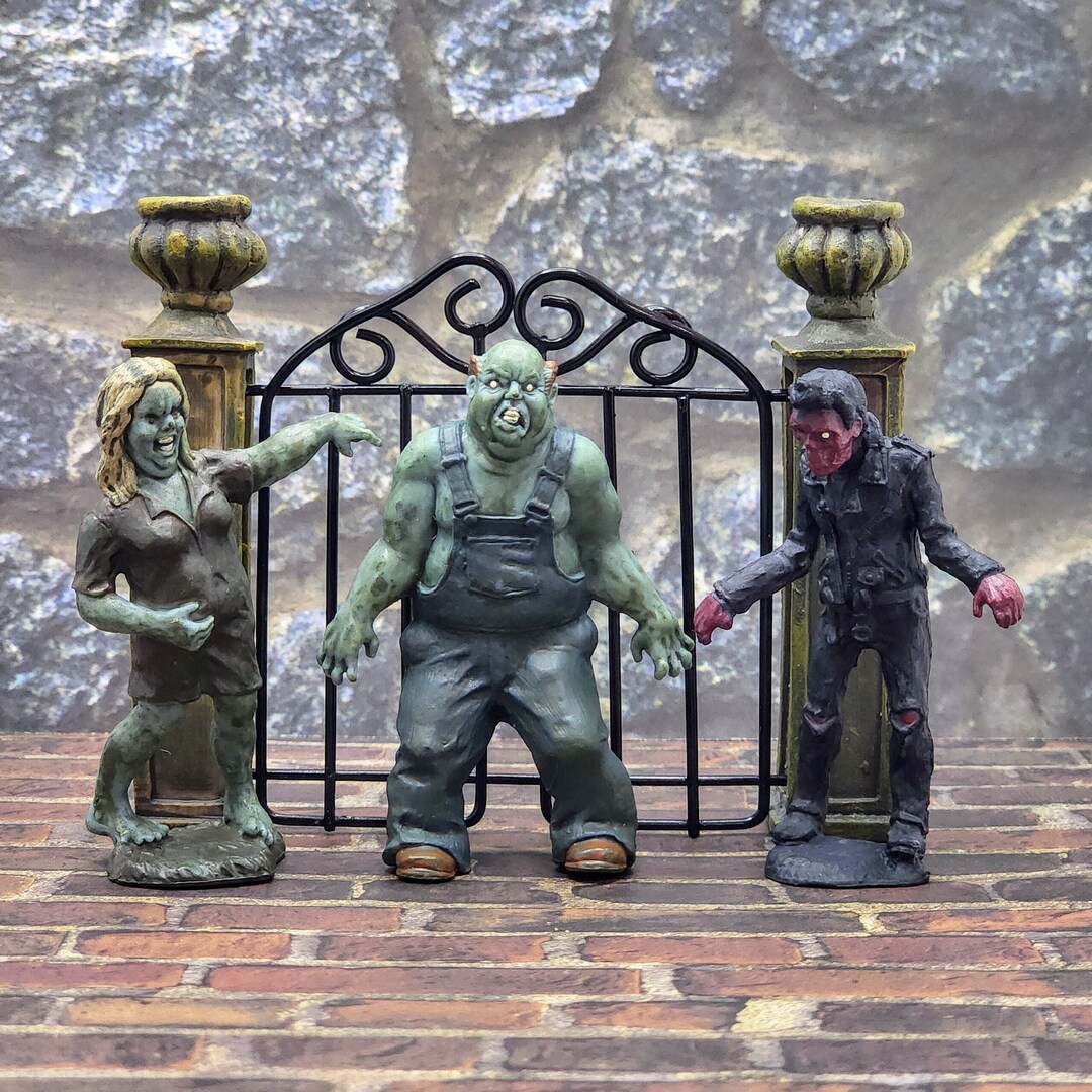 Miniature Zombie,zombie Figurines,halloween Miniatures,halloween ...