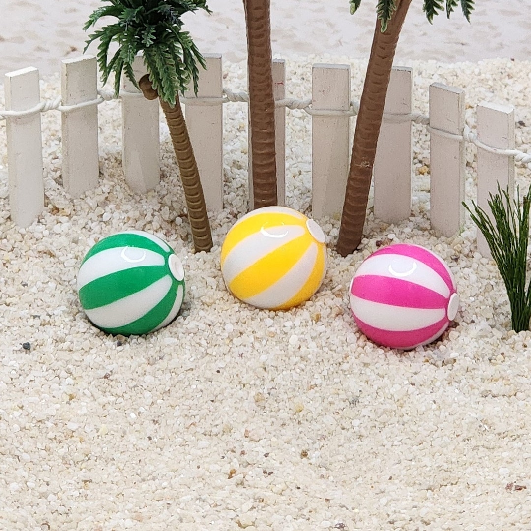 Miniature Beach Ball,beach Miniatures,mini Beach Accessories,terrarium ...