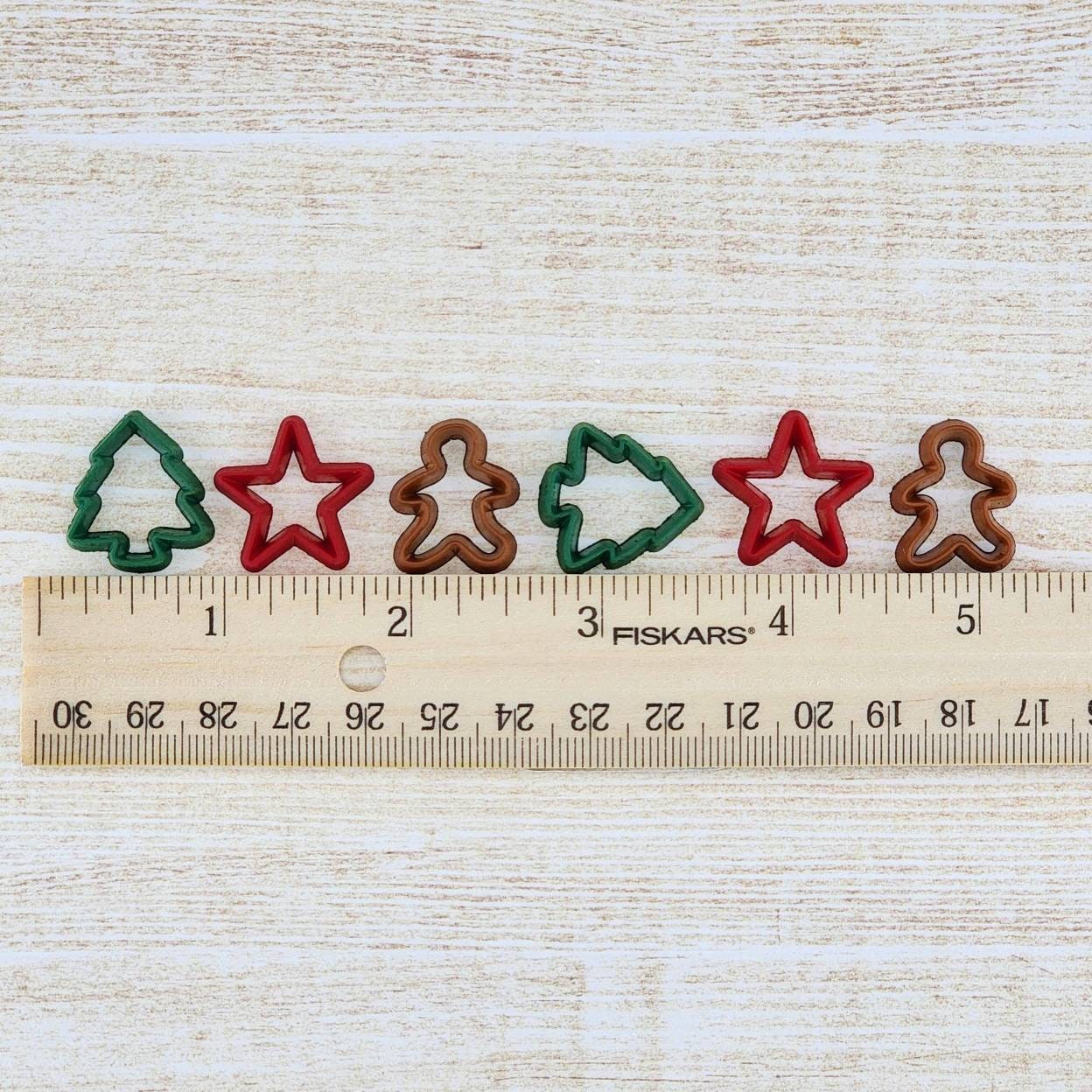 Miniature Christmas Cookie Cutters,christmas Miniatures,dollhouse ...