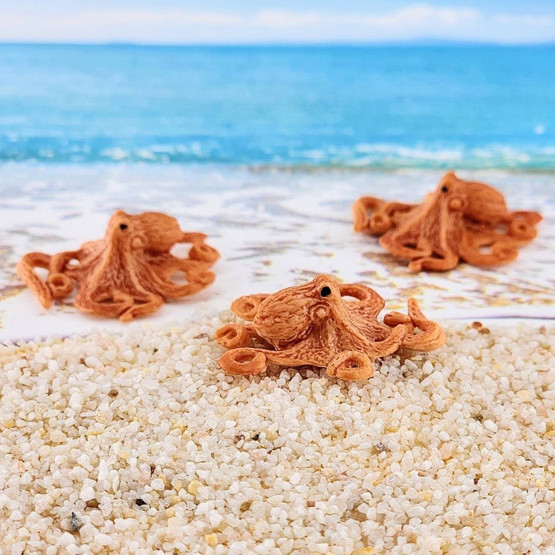 ONE Miniature Octopus,miniature Beach Garden,diorama,terrarium Supplies,micro Octopus,miniature ...